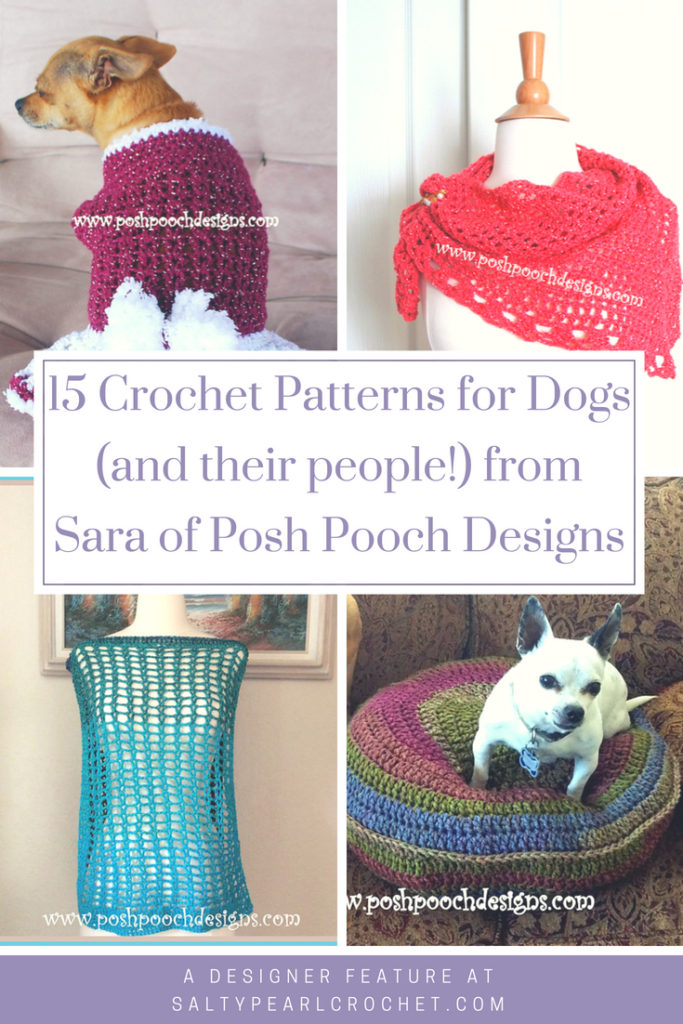 15 Crochet Patterns for Pets (and their people!) by Sara at Posh Pooch ...