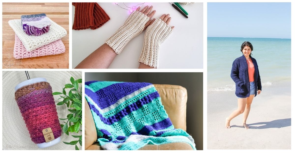 15 Beginner Crochet Patterns • Salty Pearl Crochet