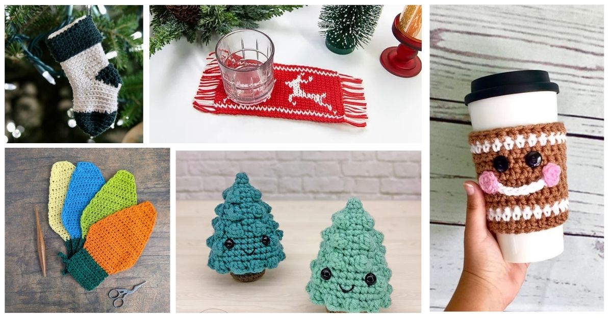 15 Stocking Stuffers to Crochet this Christmas - Free Patterns • Salty ...