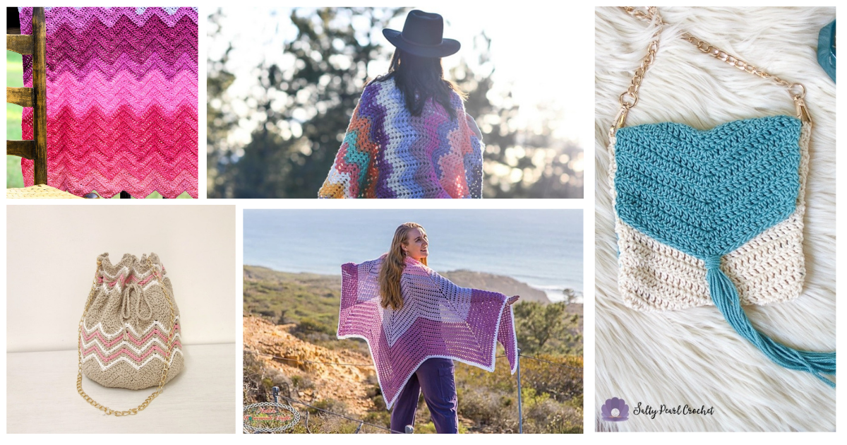 Chevron Crochet Patterns • Salty Pearl Crochet